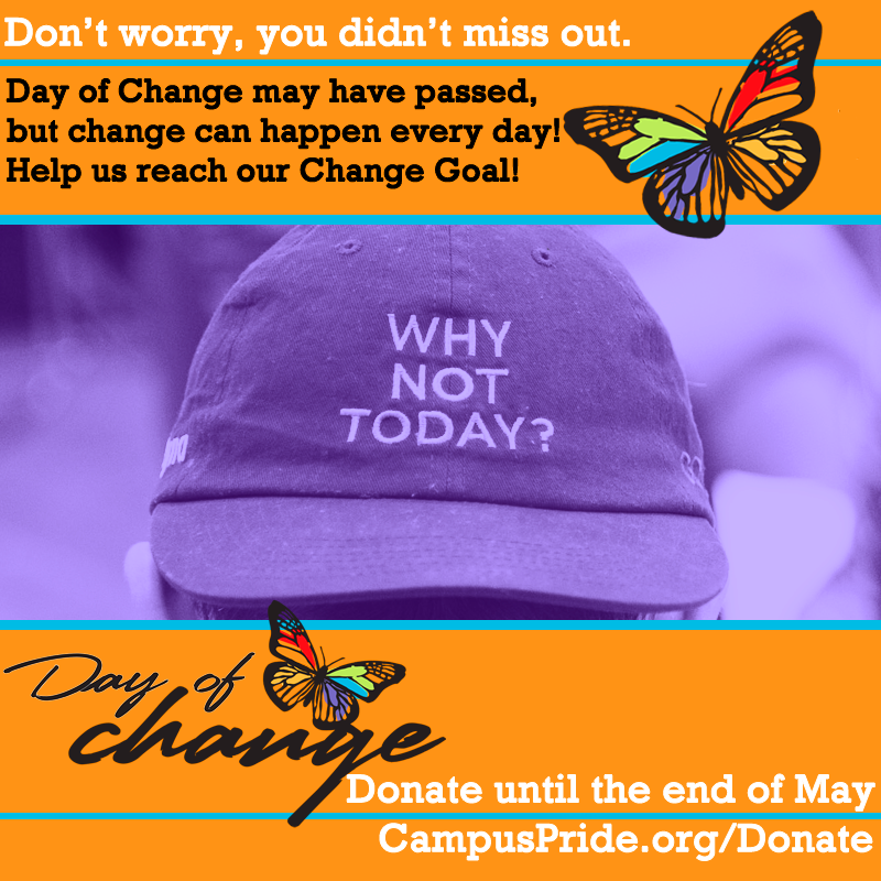 Day of Change extended through May 31, 2016 - Donate online today