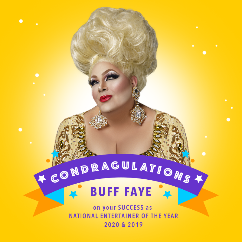 Congratulations Buff Faye on your reign as National Entertainer of the ...