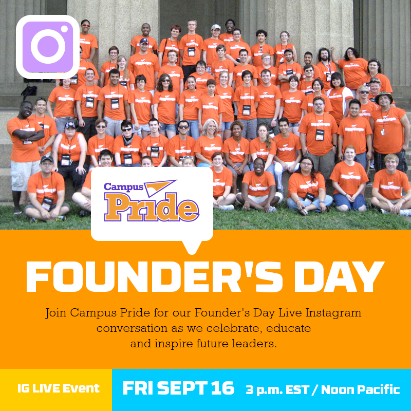 September 16: Campus Pride Founder's Day - Campus Pride